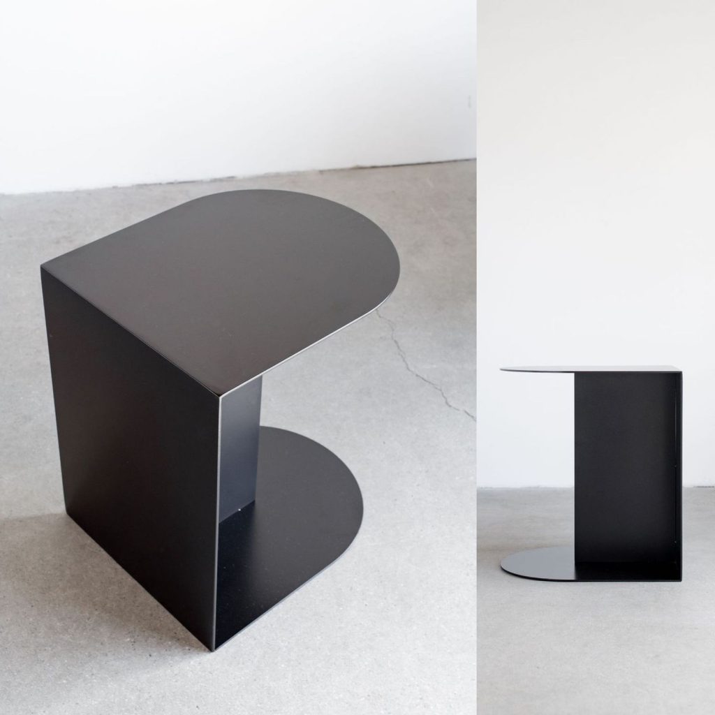 Reel Steel Crescent Sofa Side Table – MAD Furnitures